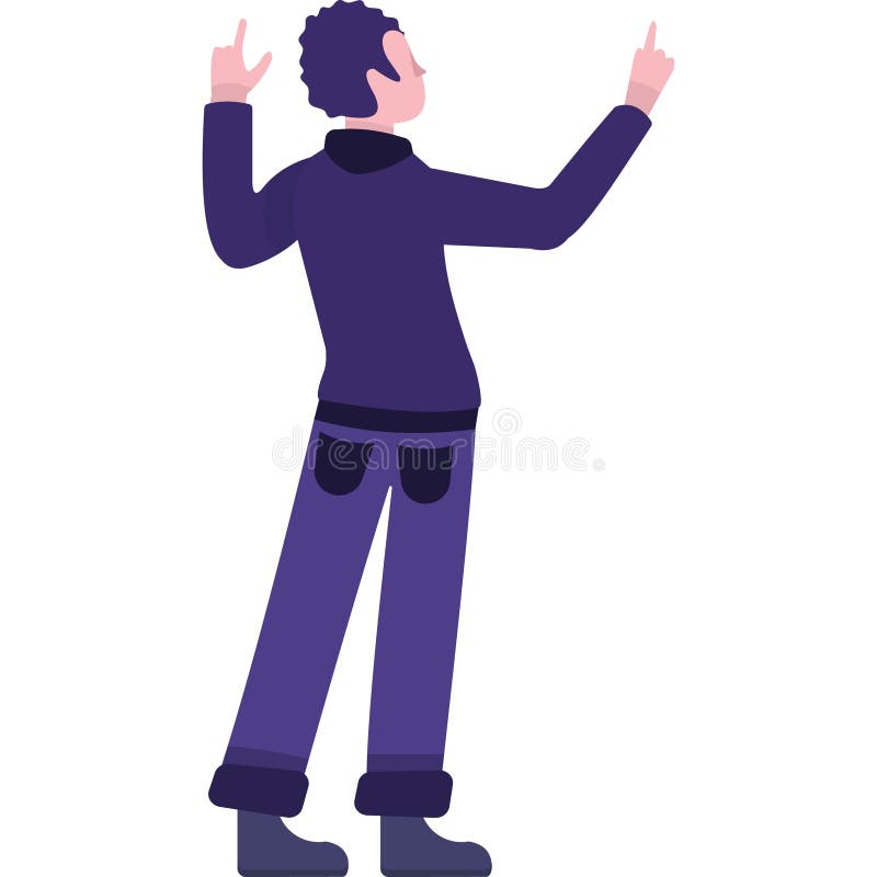 Back View People Character Stock Illustrations – 6,184 Back View People ...