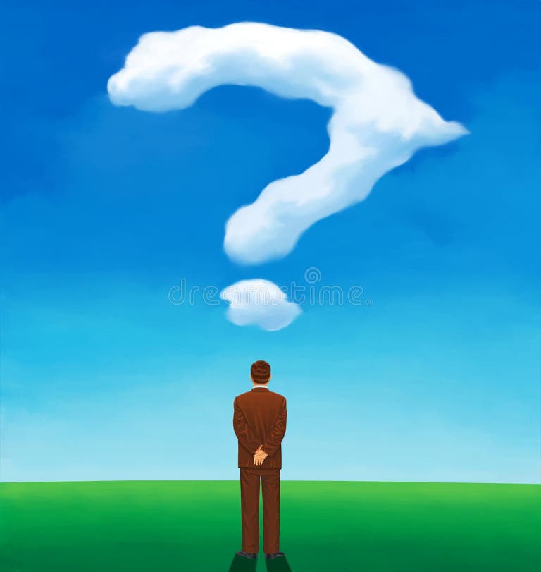 Question Mark Cloud Stock Illustrations – 3,132 Question Mark Cloud ...