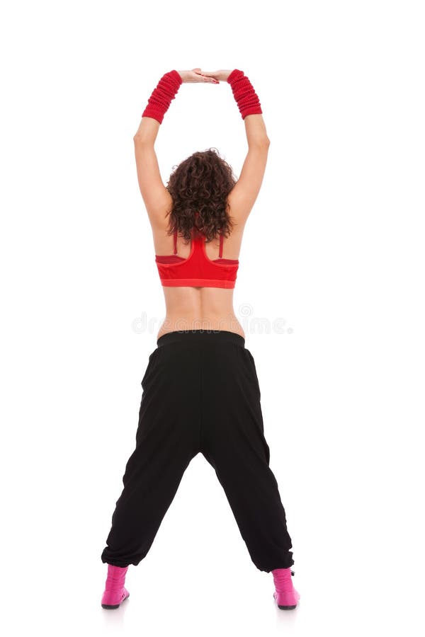 Back View of a Modern Dancer Stock Photo - Image of backview, agility ...