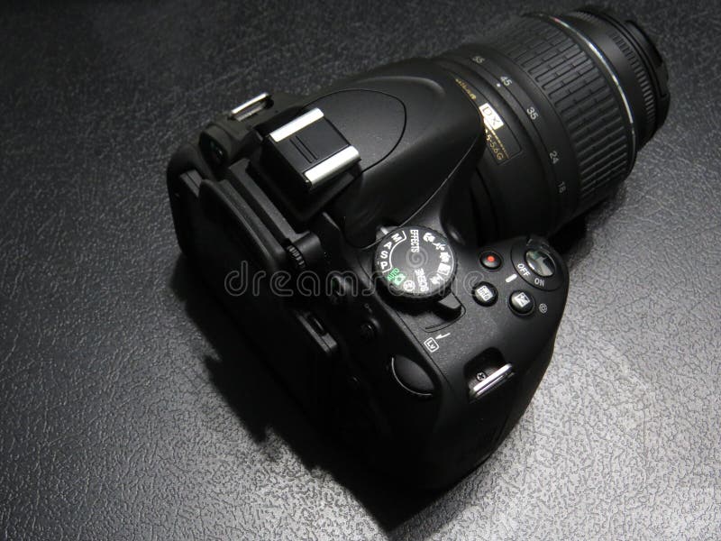 A Back View of the Modern DSRL Camera Editorial Stock Image - Image of ...