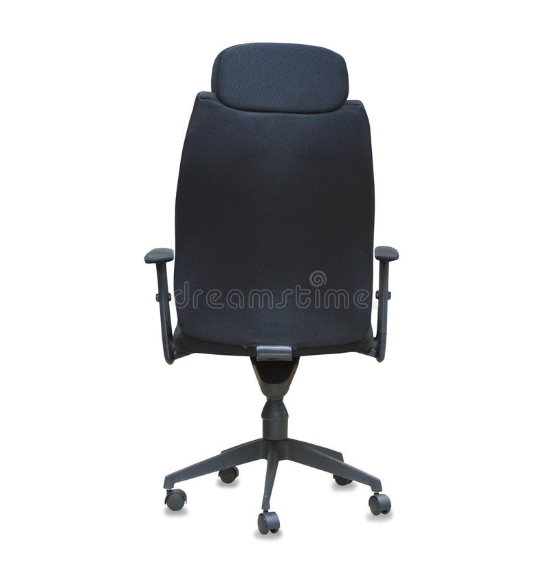 Back View of Modern Office Chair Stock Photo - Image of comfortable ...