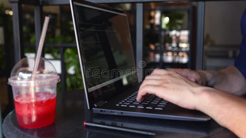 3d Laptop and Program Code Development. Web Coding Concept. Laptop with Programming Code. Laptop ...