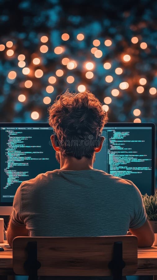 5,735 Person Looking Back Computer Stock Photos - Free & Royalty-Free ...