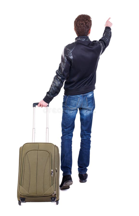 197 Back View Pointing Suitcase Stock Photos - Free & Royalty-Free ...