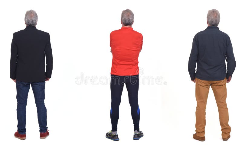 221 Old Man Stand Back View Stock Photos - Free & Royalty-Free Stock ...
