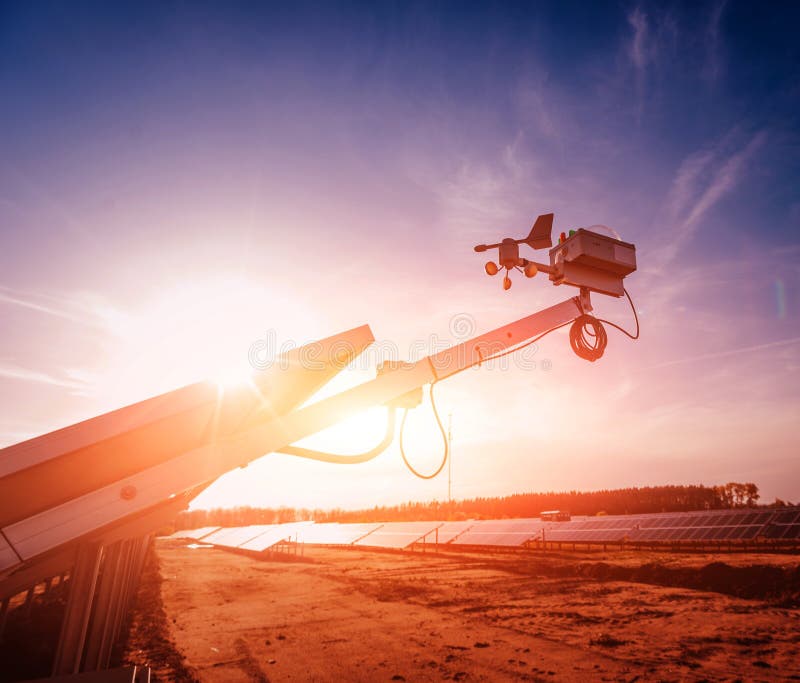 Back View of Solar Panel. Turning Gear Stock Image - Image of blue ...