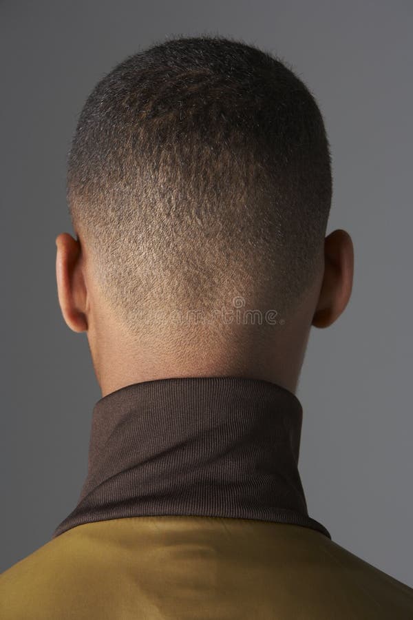 Back View of Teenage Boy S Head Stock Photo - Image of race, serious ...