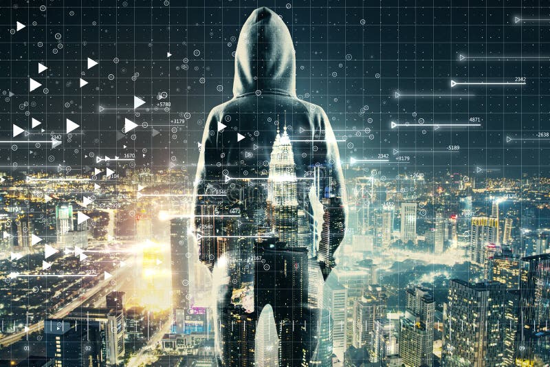 Criminal and Technology Concept Stock Image - Image of innovation ...