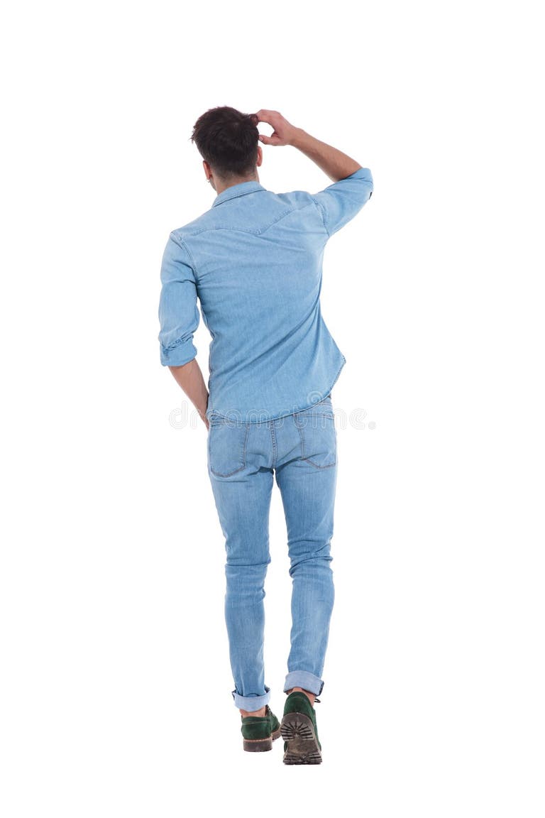553 Man Wearing Jeans Back View Stock Photos - Free & Royalty-Free ...