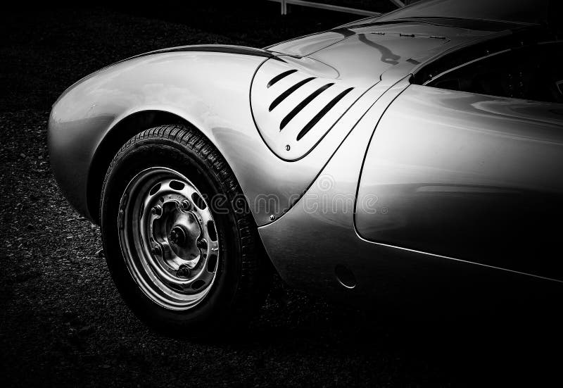 The Back of a Vintage Racing Car Editorial Stock Image - Image of ...