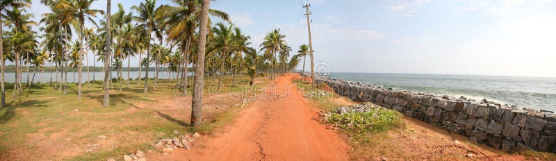 Back Waters in Kerala stock photo. Image of india, coconut - 39625264