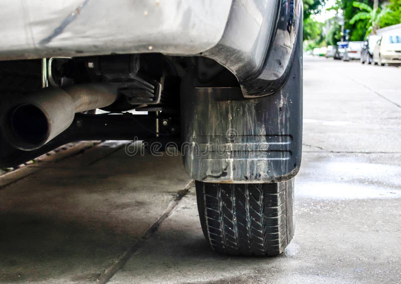 Back Wheel of Car stock image. Image of blurred, abstract - 60668189