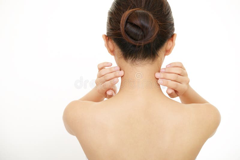 Back of a woman stock photo. Image of neck, beautiful - 93160828