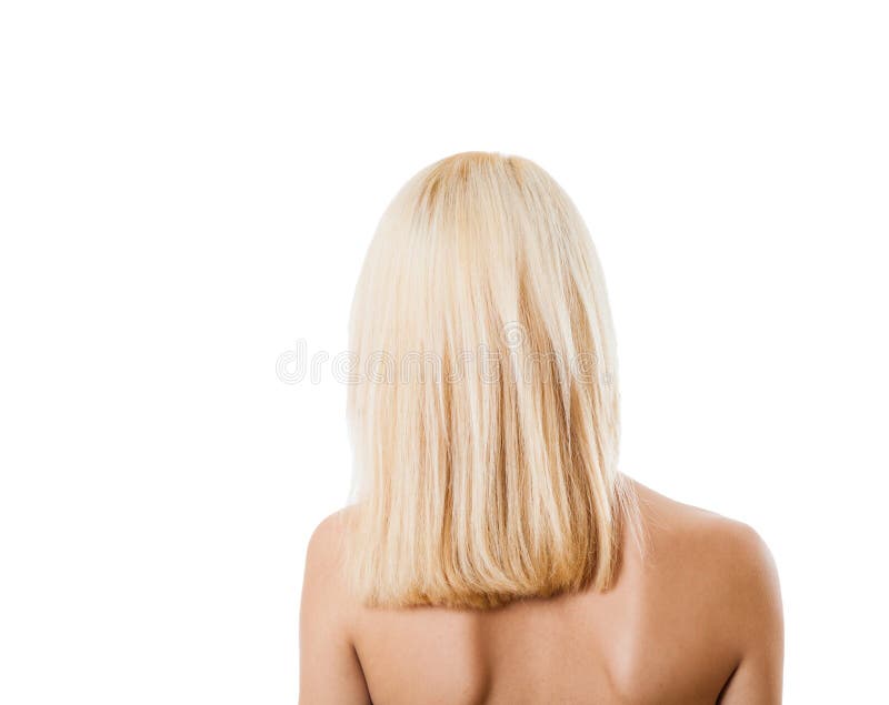 Back women blonde isolated stock photo. Image of girl - 36172794