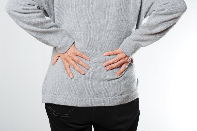 Backache stock image. Image of human, grey, holding, backache - 18006465