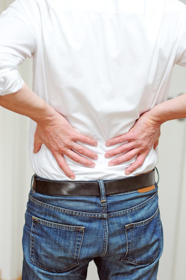 Lower Back Pain, Arthritis. Stock Photo - Image of male, pain: 40514982