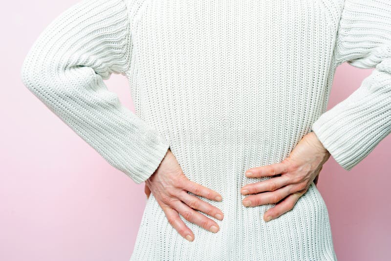 Backache stock image. Image of senior, human, illness - 18718681