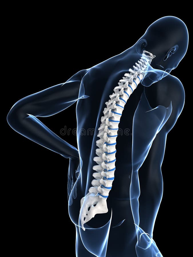 Backache stock illustration. Illustration of health, ache - 8855991