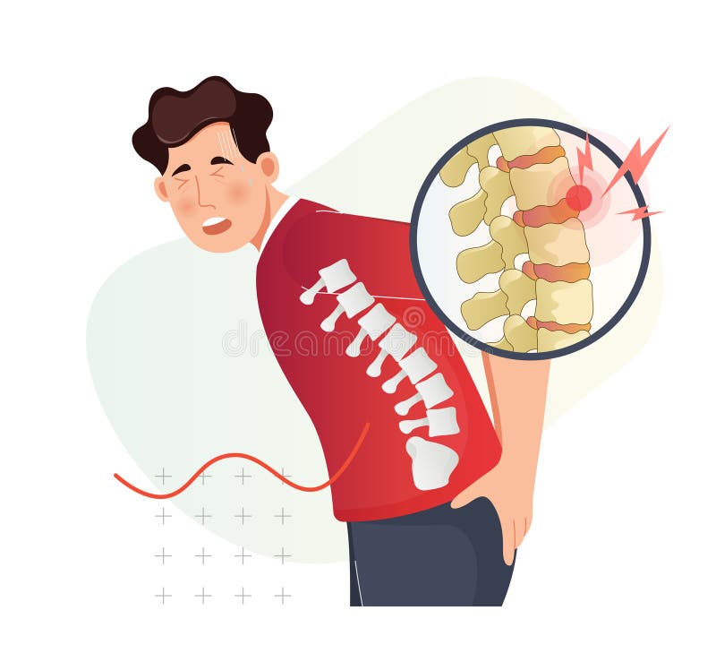 Backache - Stock Icon stock illustration. Illustration of health ...