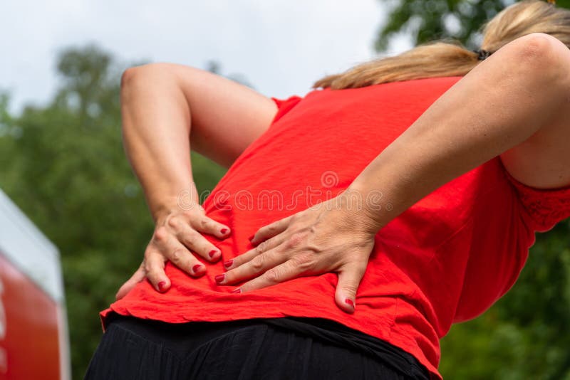 Backache stock photo. Image of aches, neurosis, painful - 160466316