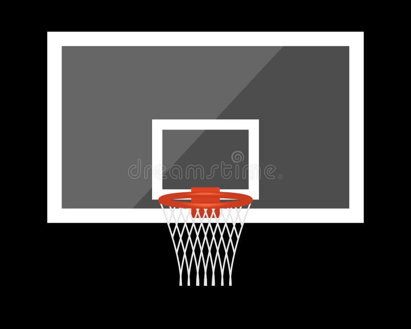Backboard, Basket, Basketball, Board Business Logo Template. Flat Color ...