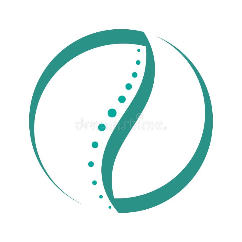 Backbones icon logo design stock vector. Illustration of scoliosis ...