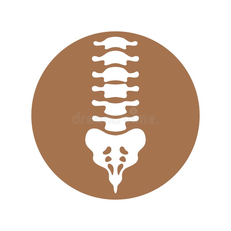 Backbones icon logo design stock vector. Illustration of chiropractic ...