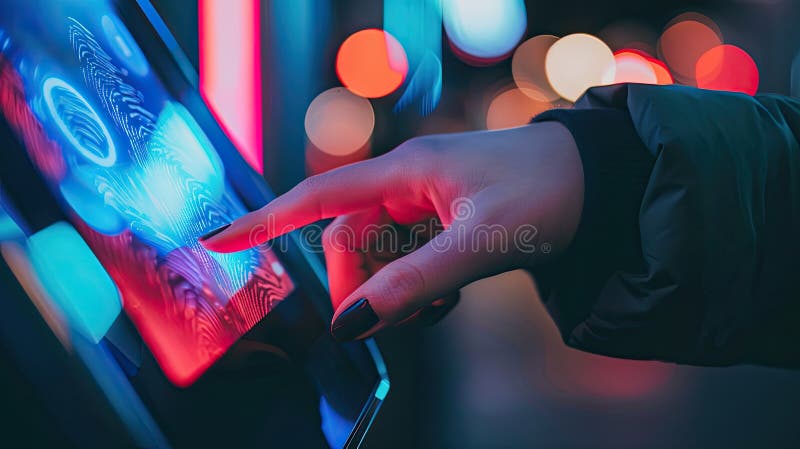 Biometric Security System Scanning Fingerprints for Access Control ...