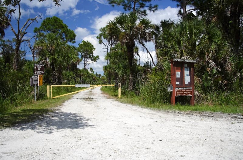 Backcountry Trailhead editorial stock image. Image of subtropical ...