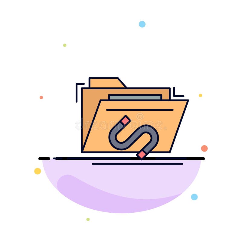 Backdoor, Exploit, File, Internet, Software Flat Color Icon Vector Stock Vector - Illustration ...