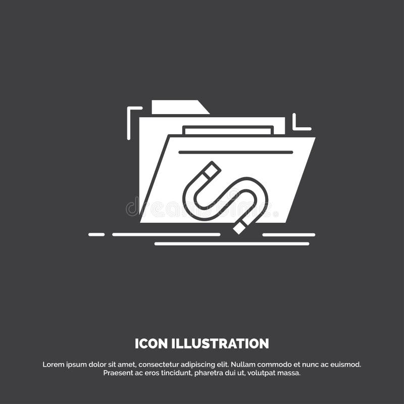 Backdoor, Exploit, File, Internet, Software Icon. Glyph Vector Symbol for UI and UX, Website or ...