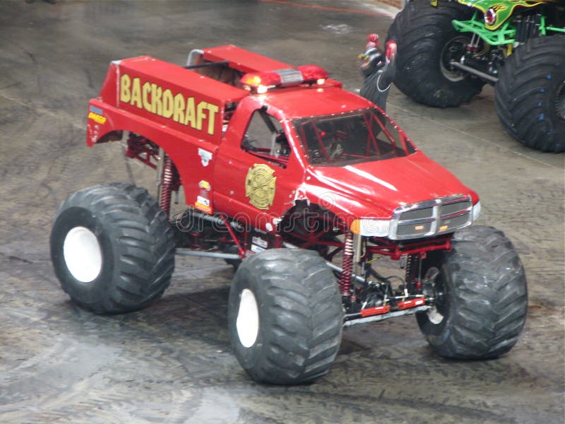BackDraft Monster Truck editorial photography. Image of teams - 8588392