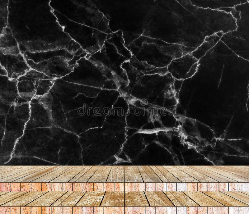 Backdrop Abstract Marble Wall and Wood Slabs Arranged in Perspective ...