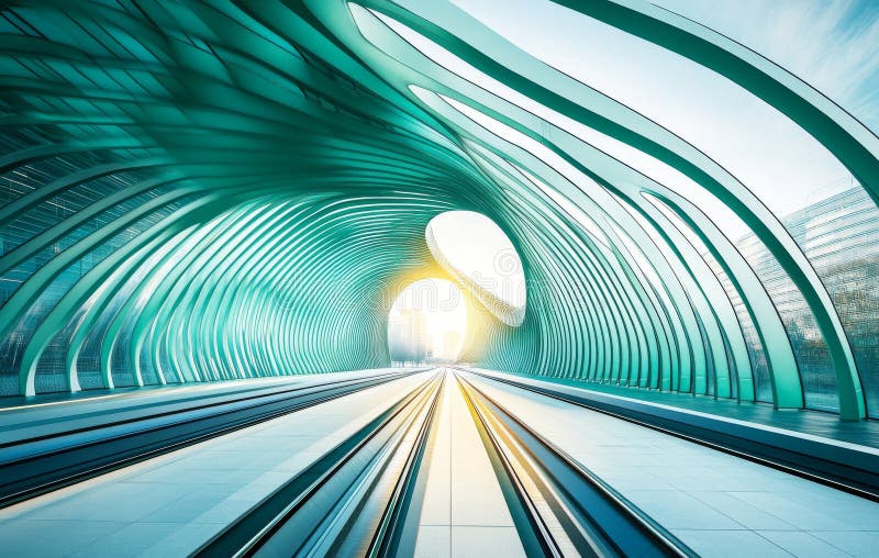 A Backdrop of Balanced Lines, Showcasing Futuristic Architecture Stock ...