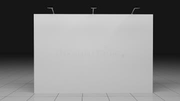 Backdrop Banner 2x3 Meters. Blank Template Stock Photo - Image of ...