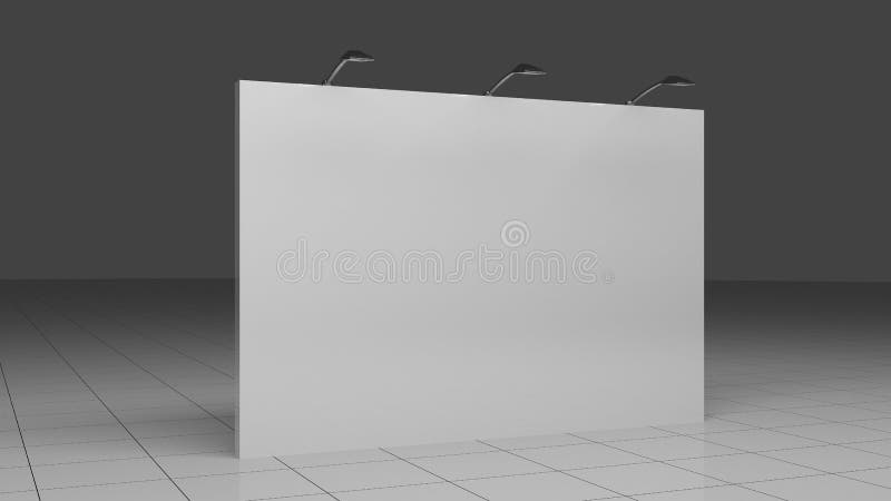 Backdrop Banner 2x3 Meters. Blank Template Stock Photo - Image of ...