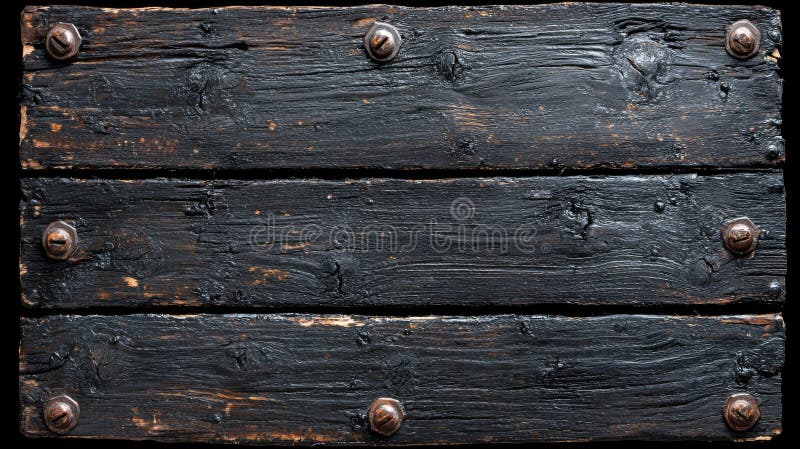 A Backdrop of Charred Wooden Boards Featuring a Dark, Rustic, and ...