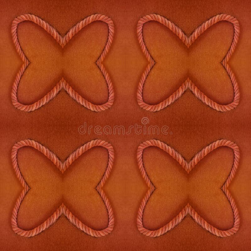 Abstract Design with Fabric and Cord in Red Color, Background and ...