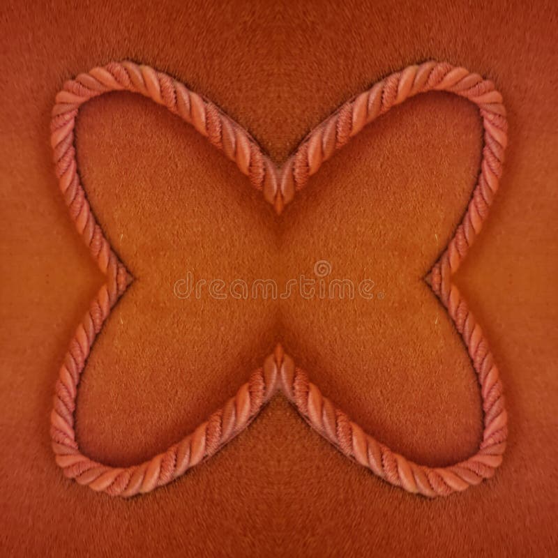 Abstract Design with Fabric and Cord in Red Color, Background and ...