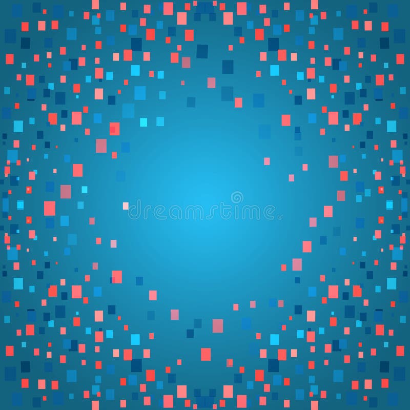 Backdrop Composed of Translucent and Square Blocks Stock Vector ...