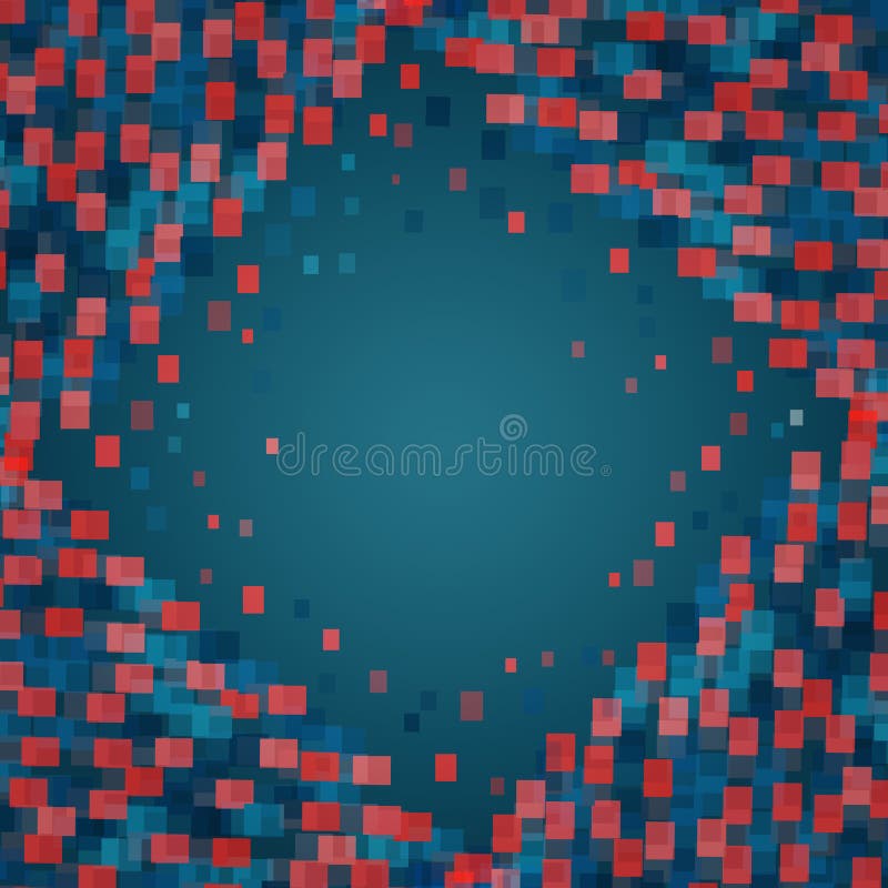 Backdrop Composed of Translucent and Square Bricks Stock Vector ...