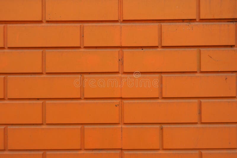 Backdrop - Dusty Orange Brick Veneer Wall Stock Photo - Image of ...