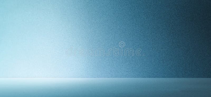 Empty Blue Studio Room Scene Food Kitchen Counter Bar Minimal ...