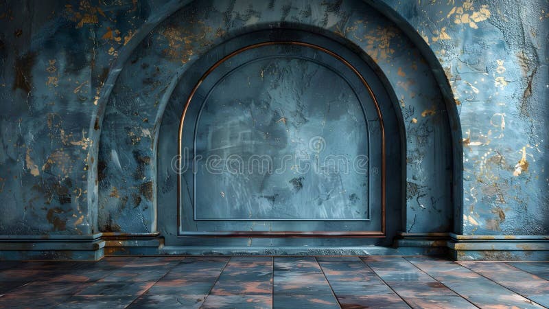 Dynamic Arched Panels, Chic Background. Stock Illustration ...