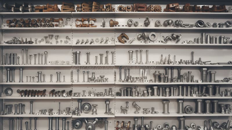 Backdrop Featuring Hardware Store Scene with Assorted Tools.AI ...