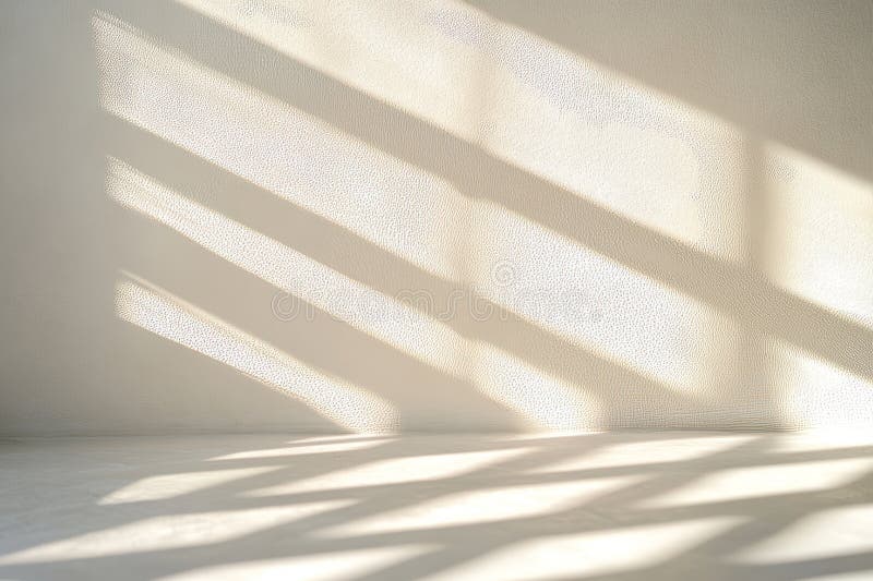 A Backdrop Featuring a Natural Shadow on a Textured White Wall Stock ...