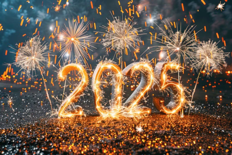 In the Backdrop of Fireworks, the Year 2025 Sparkles with Light ...