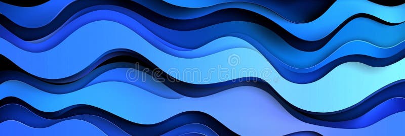 The Backdrop is a Grainy Gradient Color Flow Wave of Dark Navy Blue on ...