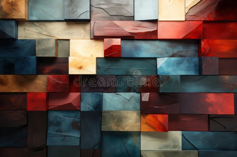 Backdrop Made of Transparent Marble 3D Diagonal Planks. Generative AI ...
