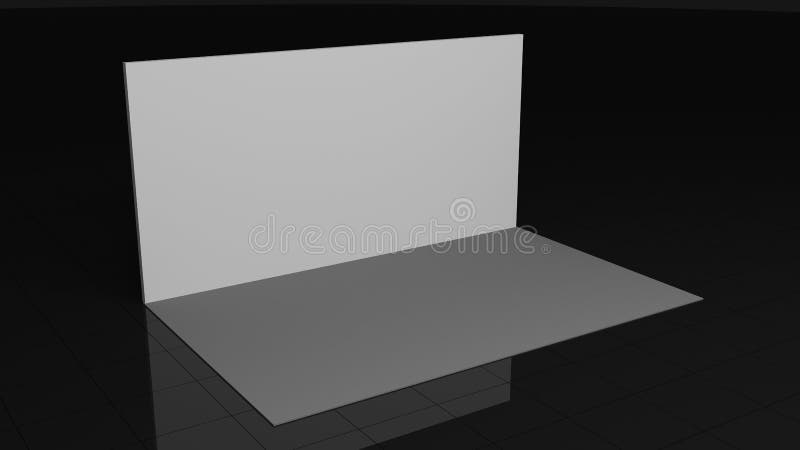 Backdrop 2x4 Meters. 3d Rendering Mockup. Template for Your Design ...